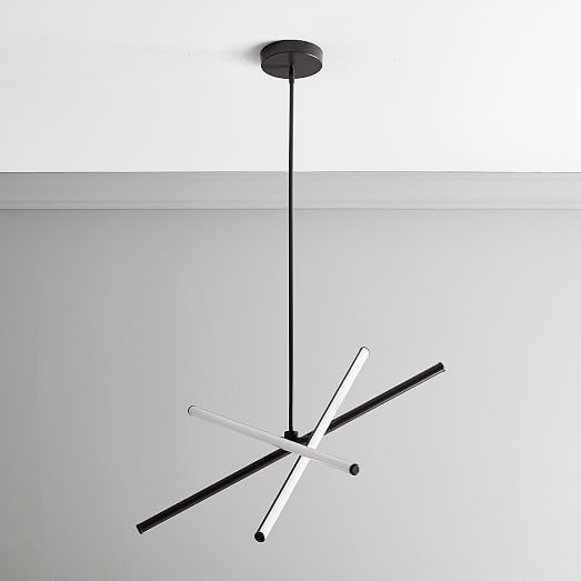 Light Rods LED Chandelier (38") | West Elm