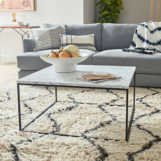 Streamline Square Coffee Table | Modern Living Room Furniture | West Elm