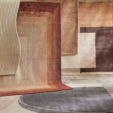 Ombre Border Rug | West Elm