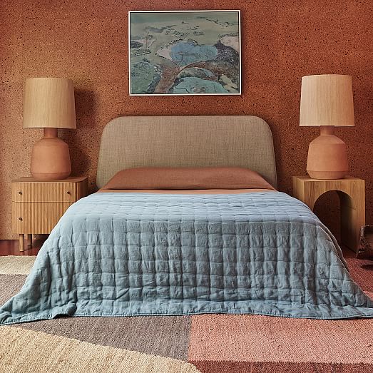 Angled Modern Form Jute Rug | West Elm