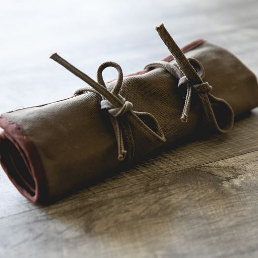 Roll-up 9-Piece Bar Tools Set | West Elm