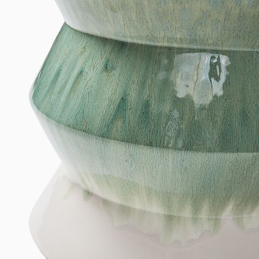 Cami Indoor/Outdoor Ceramic Round Side Table (13") | West Elm