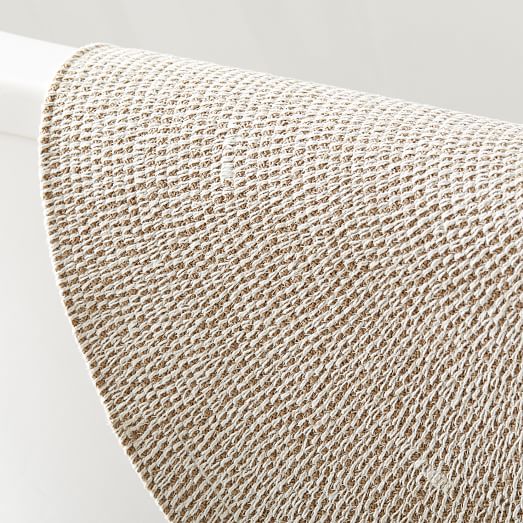 Space-Dyed Round Bath Mat | West Elm