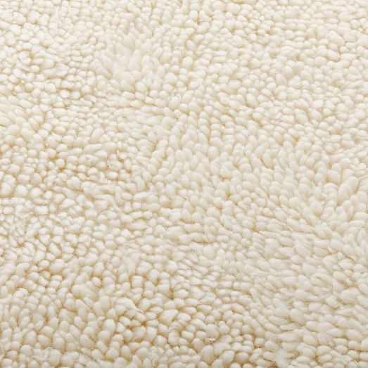 Hand-Loomed Solid Shag Rug | West Elm