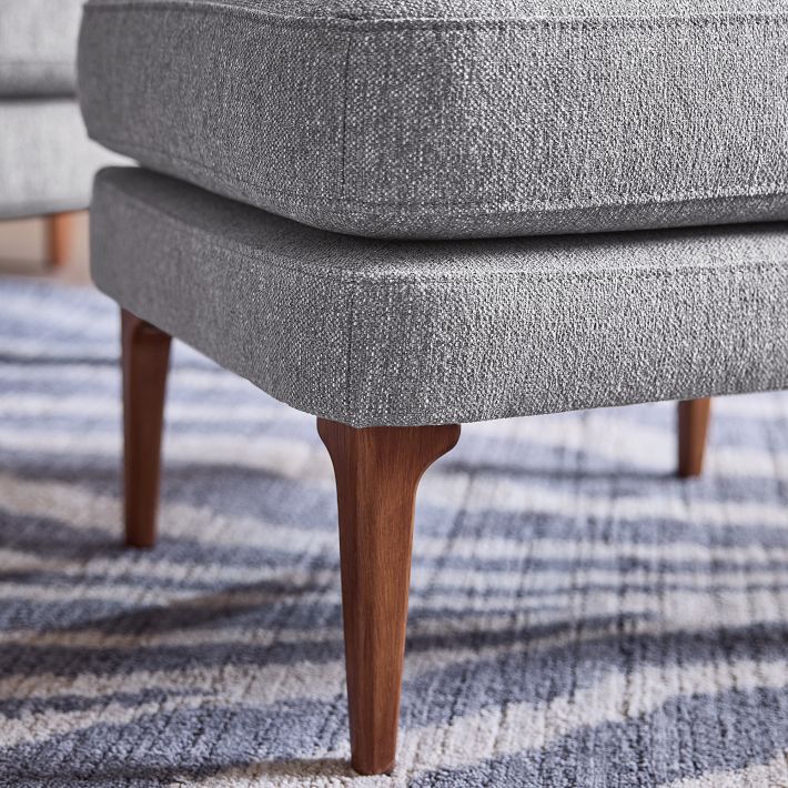 Auburn High-Back Chair Ottoman | West Elm