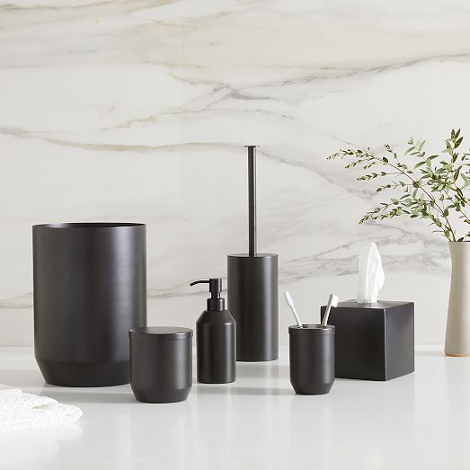 Caspian Metal Bath Accessories | West Elm