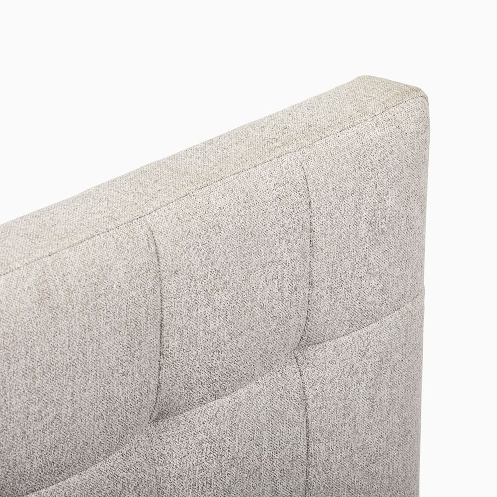 Emmett Grid Tufted Low Profile Bed | West Elm