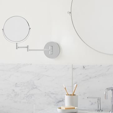 Modern Overhang Swivel Vanity Mirror | West Elm