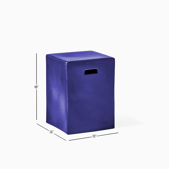 Ceramic Side Table - Square | West Elm