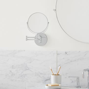 Modern Overhang Swivel Vanity Mirror | West Elm