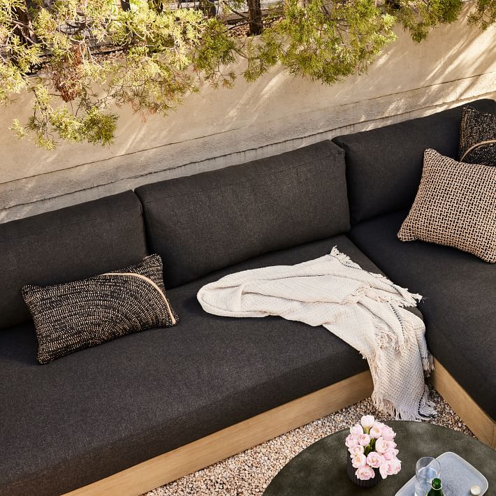 Woven Arches Indoor/Outdoor Pillow | West Elm