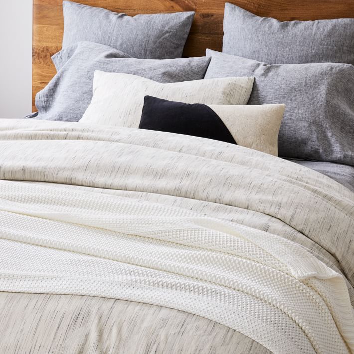Cotton Knit Bed Blanket | West Elm