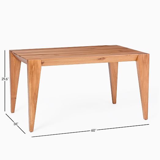 Anderson Solid Wood Dining Table - Caramel | West Elm