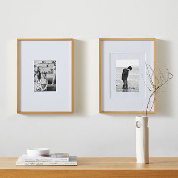 Multi-Mat Gallery Frames - Brass | West Elm