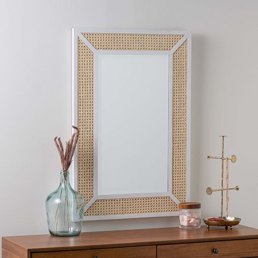 Coastal Rectangle Wall Mirror - 24"W x 36"H | West Elm