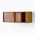 Anton Open & Closed Floating Storage Cubbies (32") | West Elm