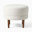 Emmett Round Loft Ottoman | West Elm