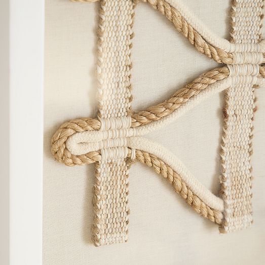 William Storms Woven Rope Framed Wall Art | West Elm