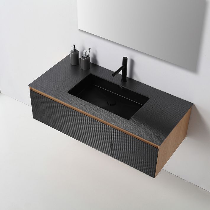Montague Floating Single Bathroom Vanity (48") | West Elm