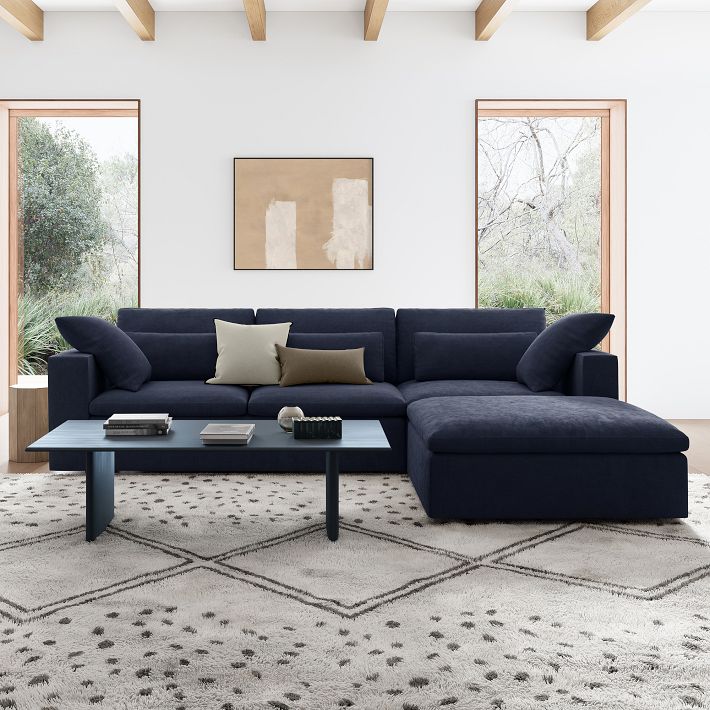 Harmony Modular 3 Piece Chaise Sectional Sofa With Chaise West Elm
