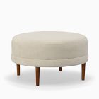 Emmett Round Loft Ottoman | West Elm