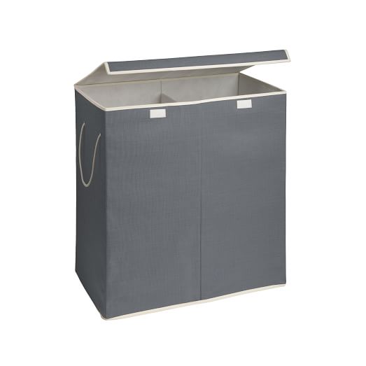 Dual Compartment Sorting Hamper | West Elm