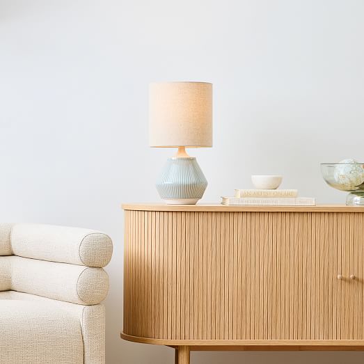 Roar + Rabbit™ Ripple Ceramic Table Lamps | West Elm