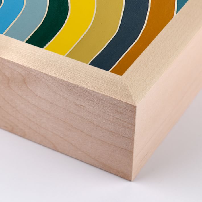 Overlapping Arcs Framed Wall Art by Erica Hauser | West Elm