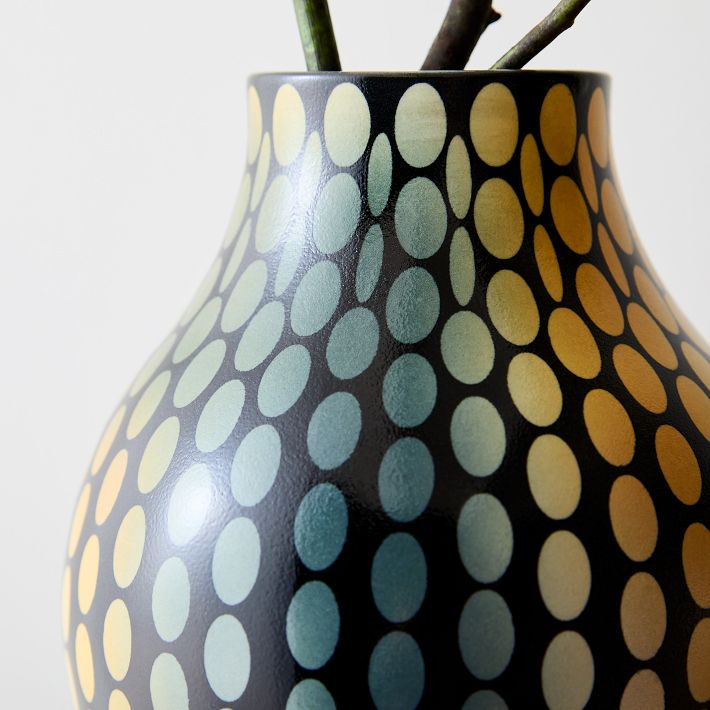 Ceramic Meltdown Color Blast Vases | West Elm