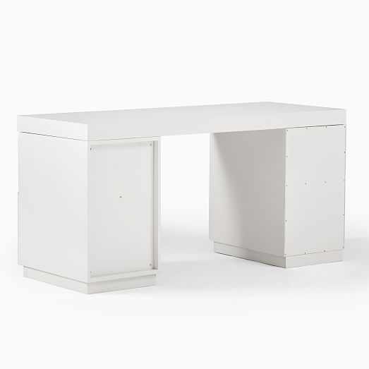 Parsons 2 File Cabinets & Desk Set (62") | West Elm