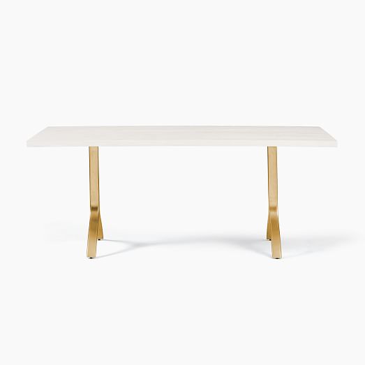 Avery Wishbone Dining Table (74", 94") | West Elm