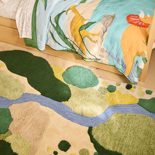 National Geographic Topo Landscape Rug | West Elm