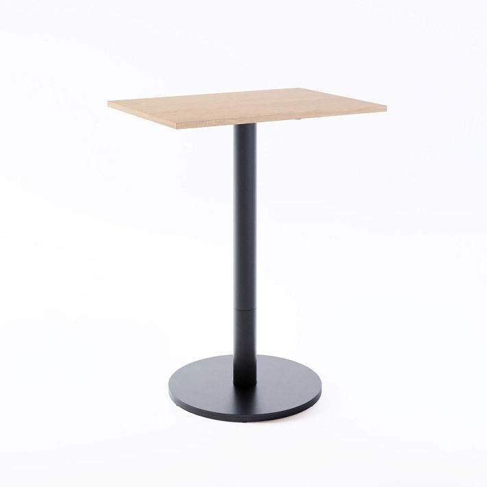 Orbit Restaurant Bar Table - Wood - Rectangle | West Elm