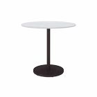 Orbit Restaurant Round Dining Table - Porcelain | West Elm