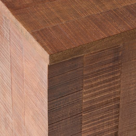Colin King Rustic Wood Side Table (20") | West Elm
