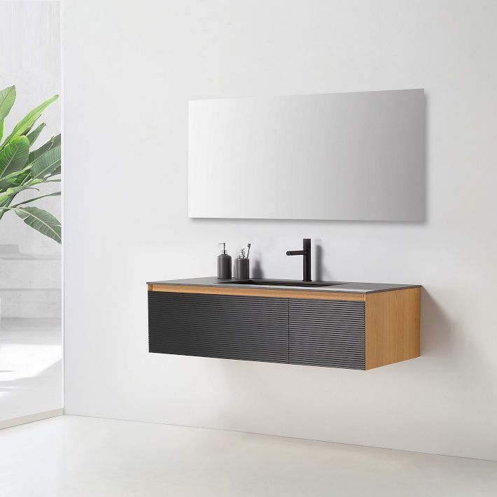 Montague Floating Single Bathroom Vanity (48") | West Elm