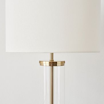 Acrylic Column USB Table Lamp | Modern Lighting | West Elm
