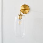 Sculptural Glass Pebble Wall Sconce - Medium | West Elm