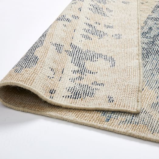 Hand-Knotted Fragment Rug | West Elm
