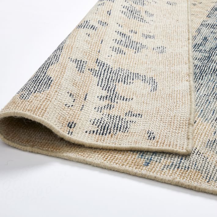 Hand-Knotted Fragment Rug | West Elm