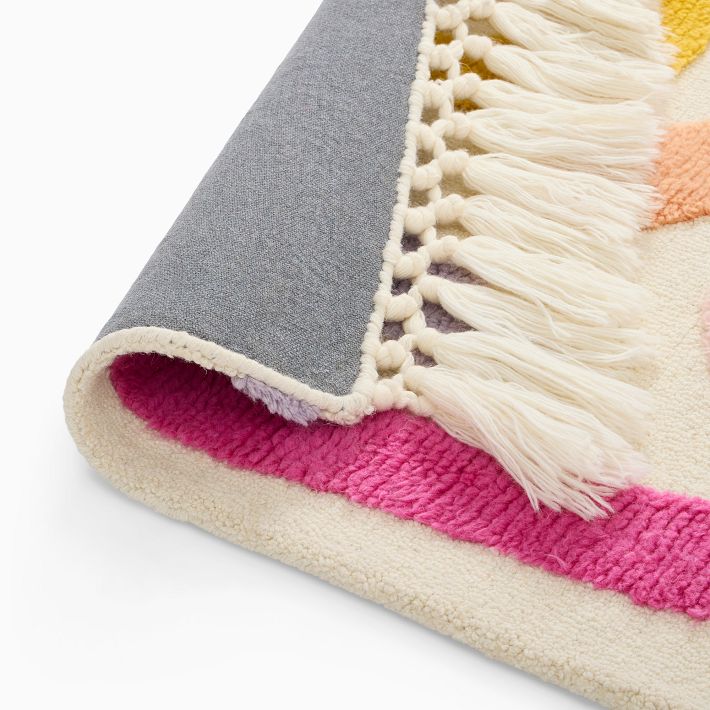 Modern Shapes Shag Rug | West Elm
