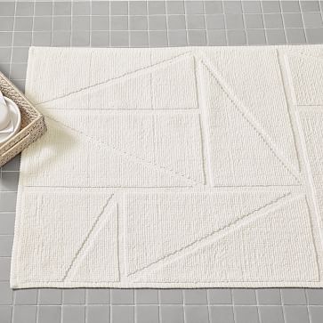 Triangle Sculpted Bath Mat | West Elm