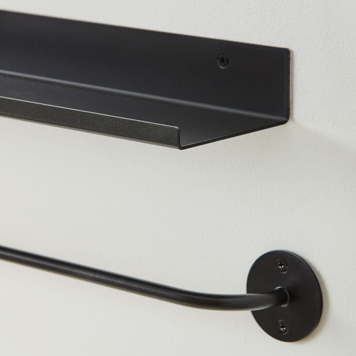Finn Metal Shelf & Rail | West Elm