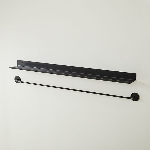 Finn Metal Shelf & Rail | West Elm