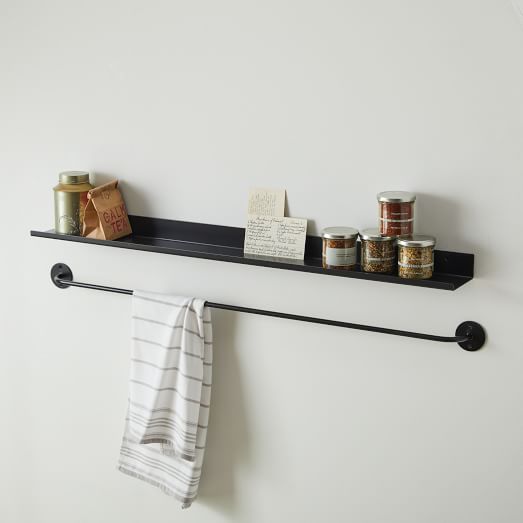 Finn Metal Shelf & Rail | West Elm