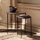 Colin King Bronze-Finished Nesting Side Tables | West Elm