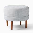 Emmett Round Loft Ottoman | West Elm