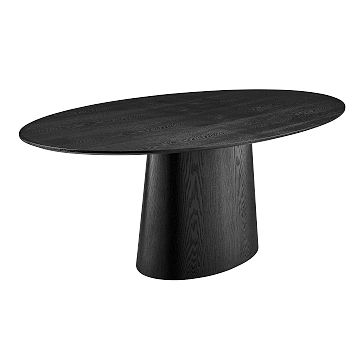Oval Plinth Dining Table (79") | West Elm