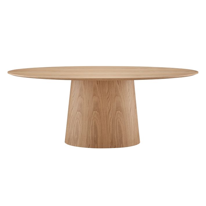 Oval Plinth Dining Table (79") | West Elm