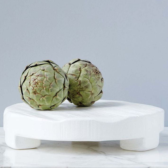 Bianca Wood Raised Trivets | West Elm